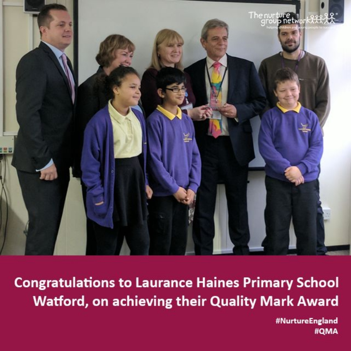 Laurance Haines School - Laurance Haines Awarded Quality Mark Award